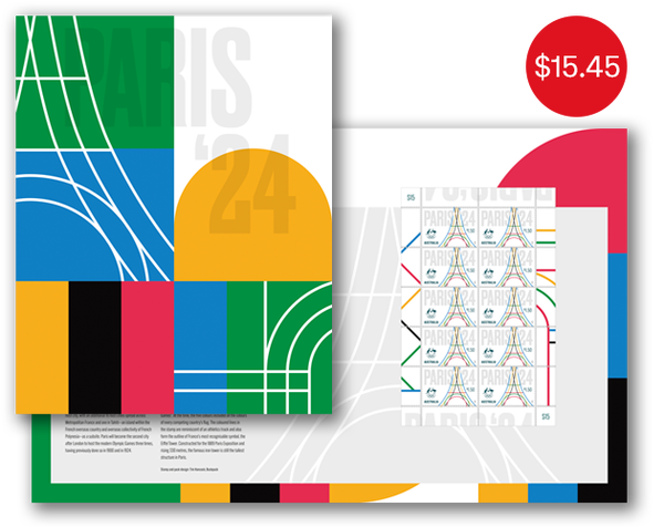 Path to Paris: Paris 2024 Olympic Games | Australia Post Collectables