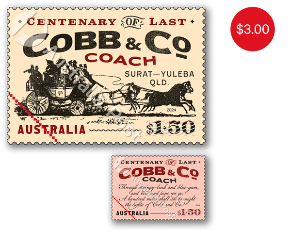 Centenary of the Last Cobb & Co. Coach | Australia Post Collectables