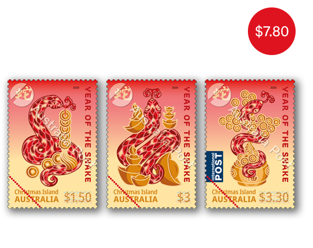 Christmas Island Lunar New Year of the Snake | Australia Post Collectables